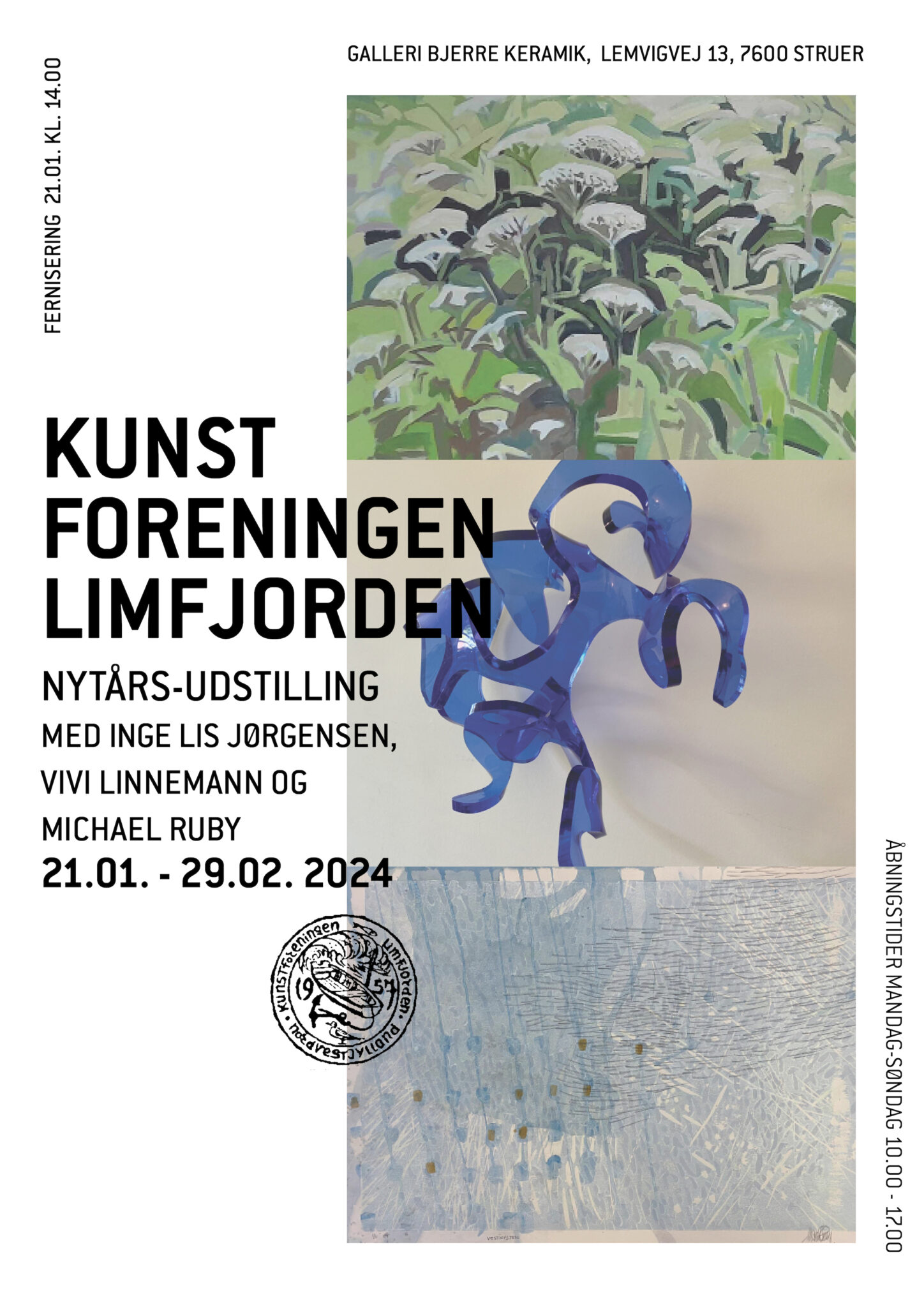 Nytårsudstilling 2024 – Kunstforeningen Limfjorden
